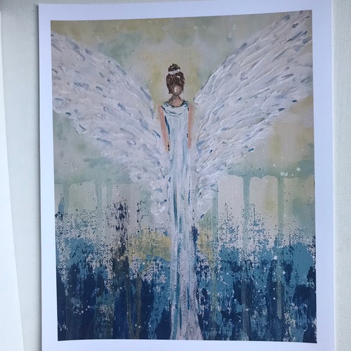 Angel Print From Original Artwork - Etsy