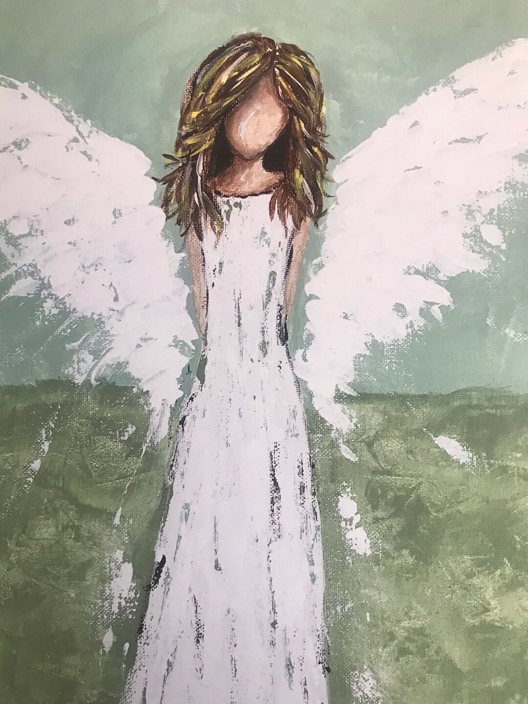 Angel Print From Original Artwork - Etsy