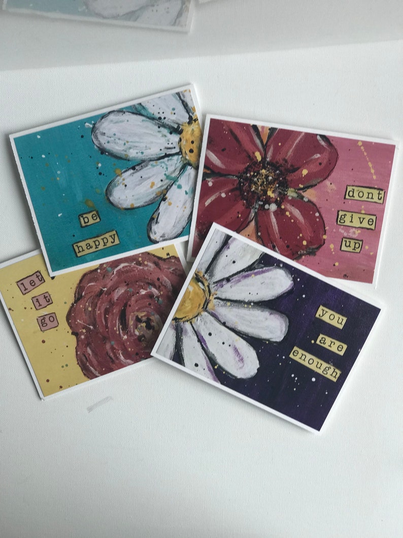 Joyful Encouraging and Motivating Greeting Cards | Etsy