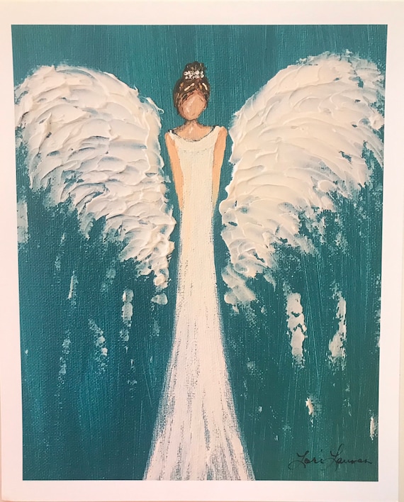 Angel Print of Original Angel Artwork | Etsy