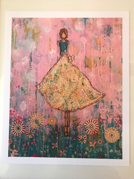 Whimsical and Motivational Poster Print of Original Artwork | Etsy