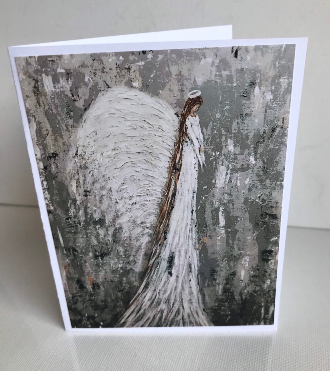 Angel Greeting Card Made From Original Artwork - Etsy