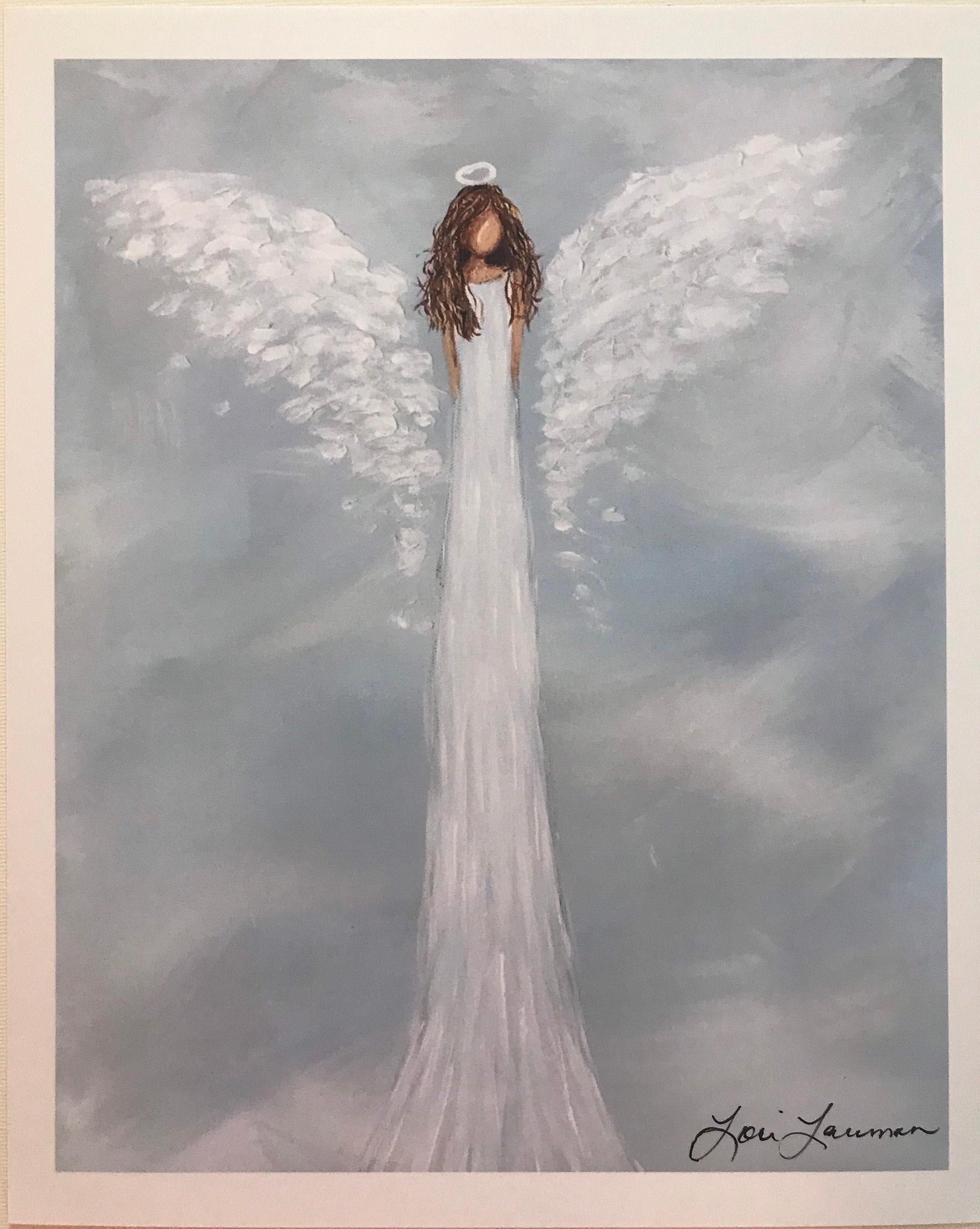Angel Print of Original Angel Artwork - Etsy