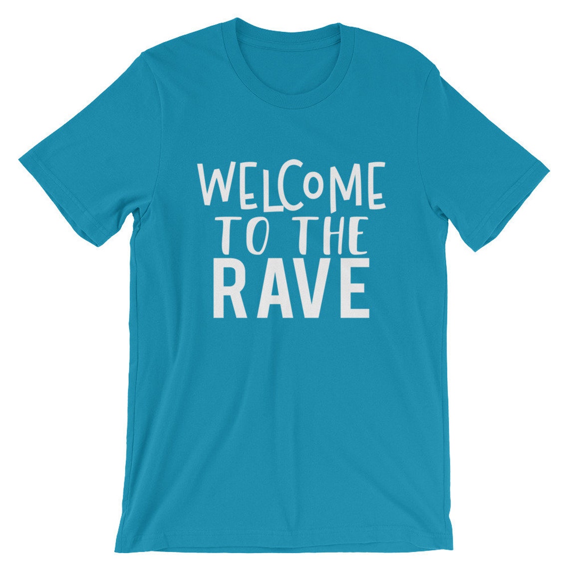 Welcome to the Rave Party Rave Festival Fashion Short-sleeve - Etsy
