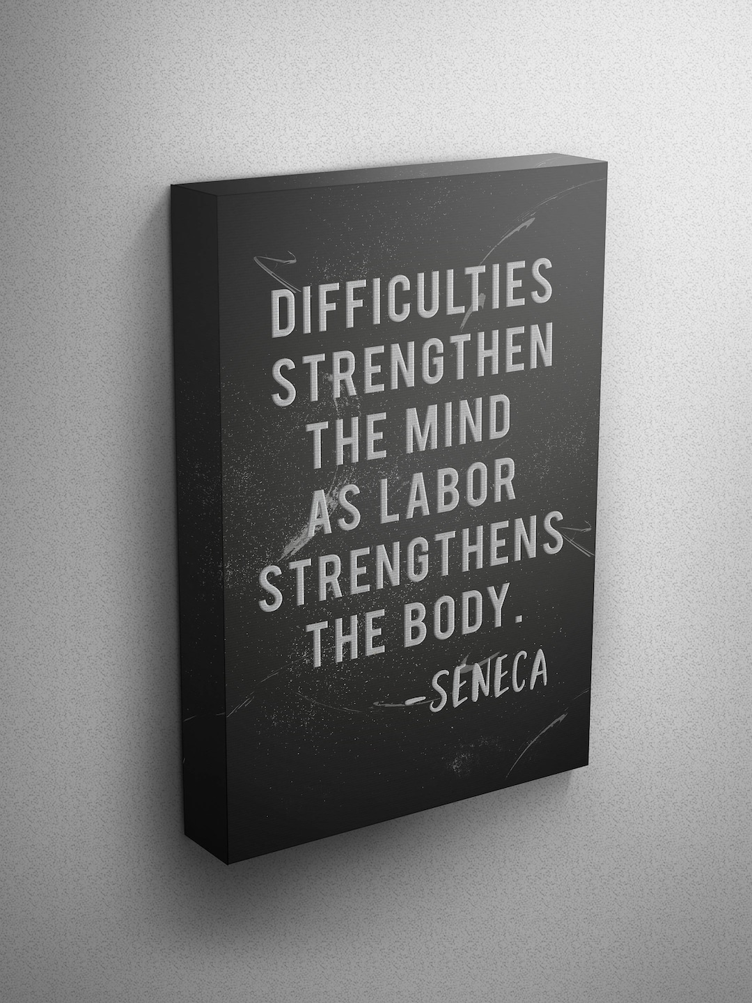 Premium Mind Body Seneca Quote Stoic Stoicism Love of Fate Amor Fati ...