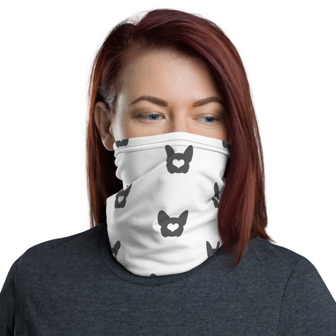 Frenchie | Frenchy | French Bulldog | Face Mask | Neck Gaiter ...