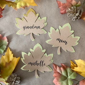 Thanksgiving Place Cards-thanksgiving Name Cards-custom Name Cards ...