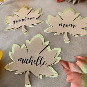 Thanksgiving Place Cards-thanksgiving Name Cards-custom Name Cards ...