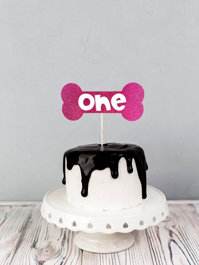 Dog Bone Cake Topper-dog Birthday Party-dog Cake Topper-dog Theme Party ...