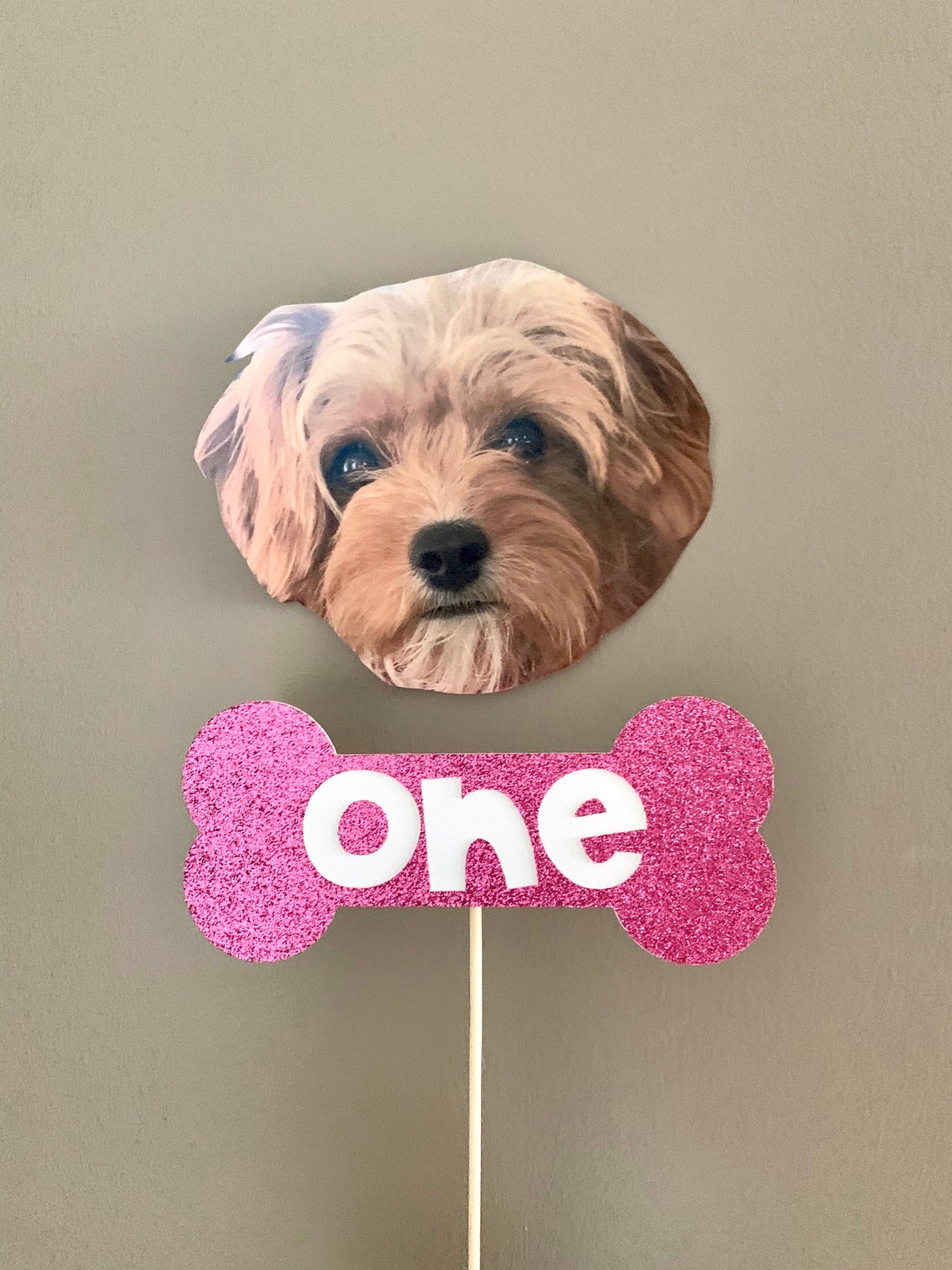 Dog Bone Cake Topper-dog Birthday Party-dog Cake Topper-dog Theme Party ...