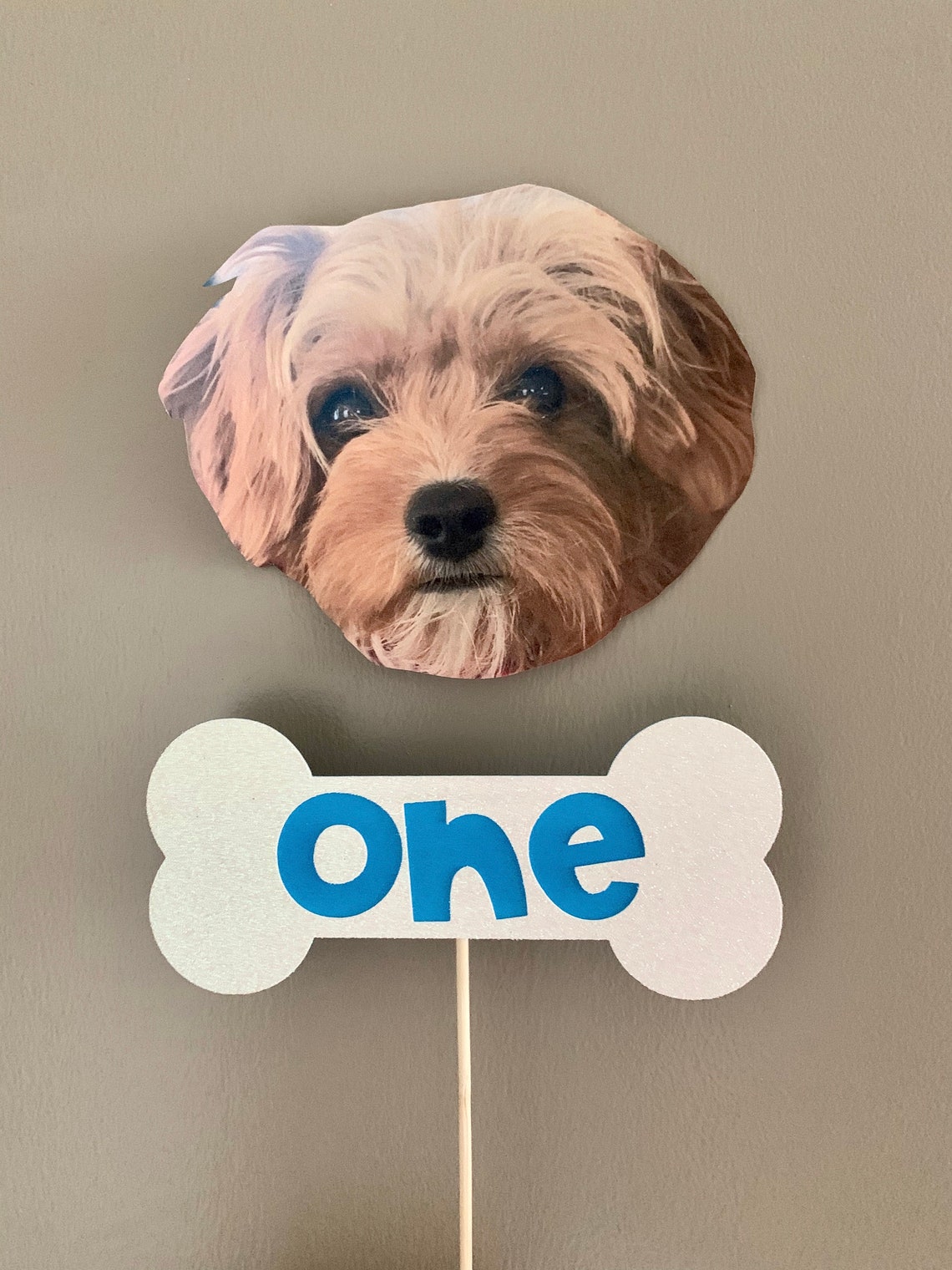 Dog Bone Cake Topper-dog Birthday Party-dog Cake Topper-dog Theme Party ...