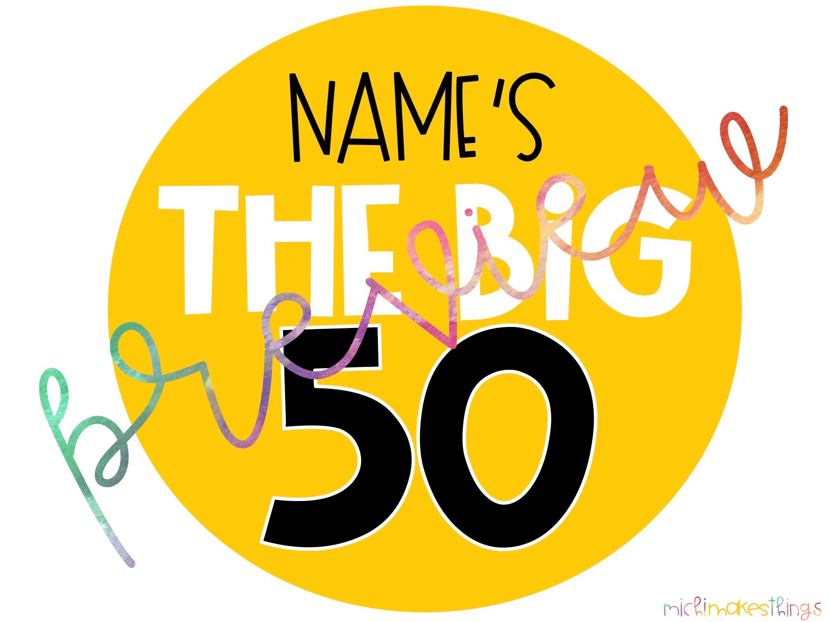 The Big 50- 50th Birthday Photo Booth Props--beer Theme *PRINTABLE ...