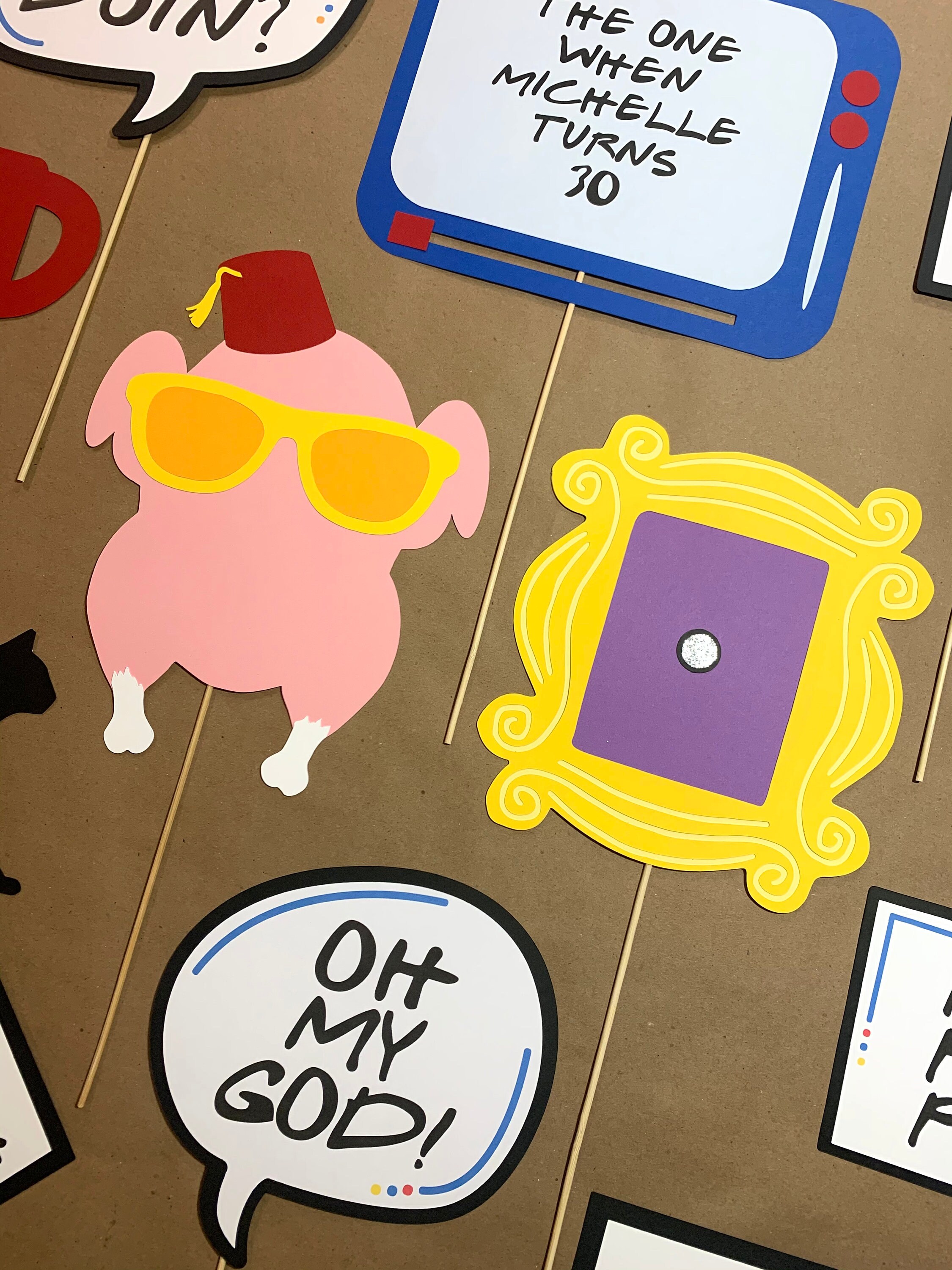 FRIENDS Theme Photo Props-friendsgiving Party-friendsgiving - Etsy