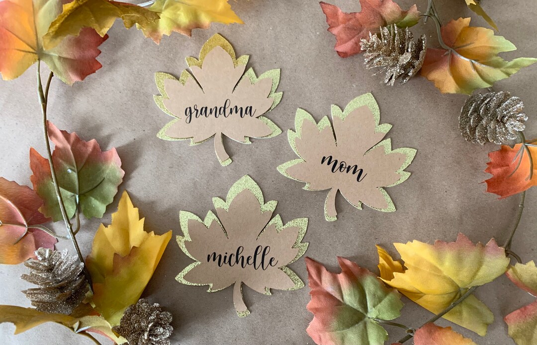 Thanksgiving Place Cards-thanksgiving Name Cards-custom Name Cards ...