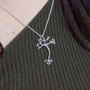 Neuron Necklace STEM Gift Tree of Life Psychology Gift Science Gift ...