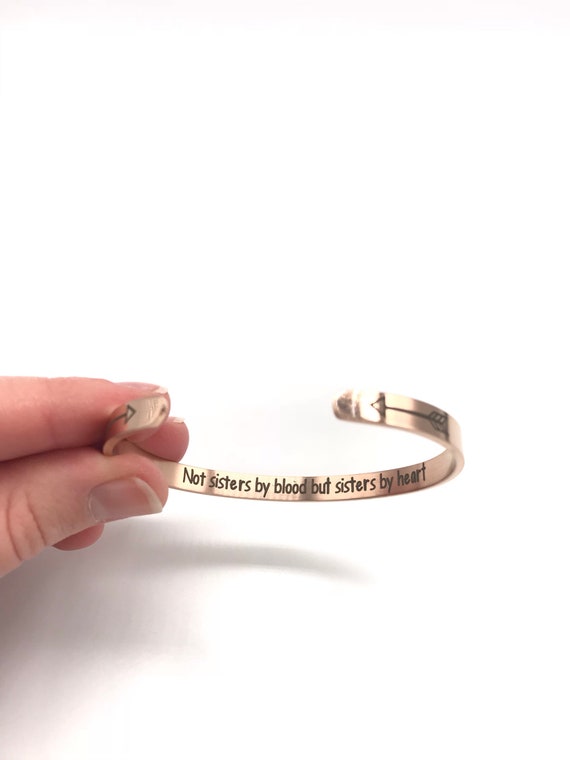 Sister not by blood bracelet store