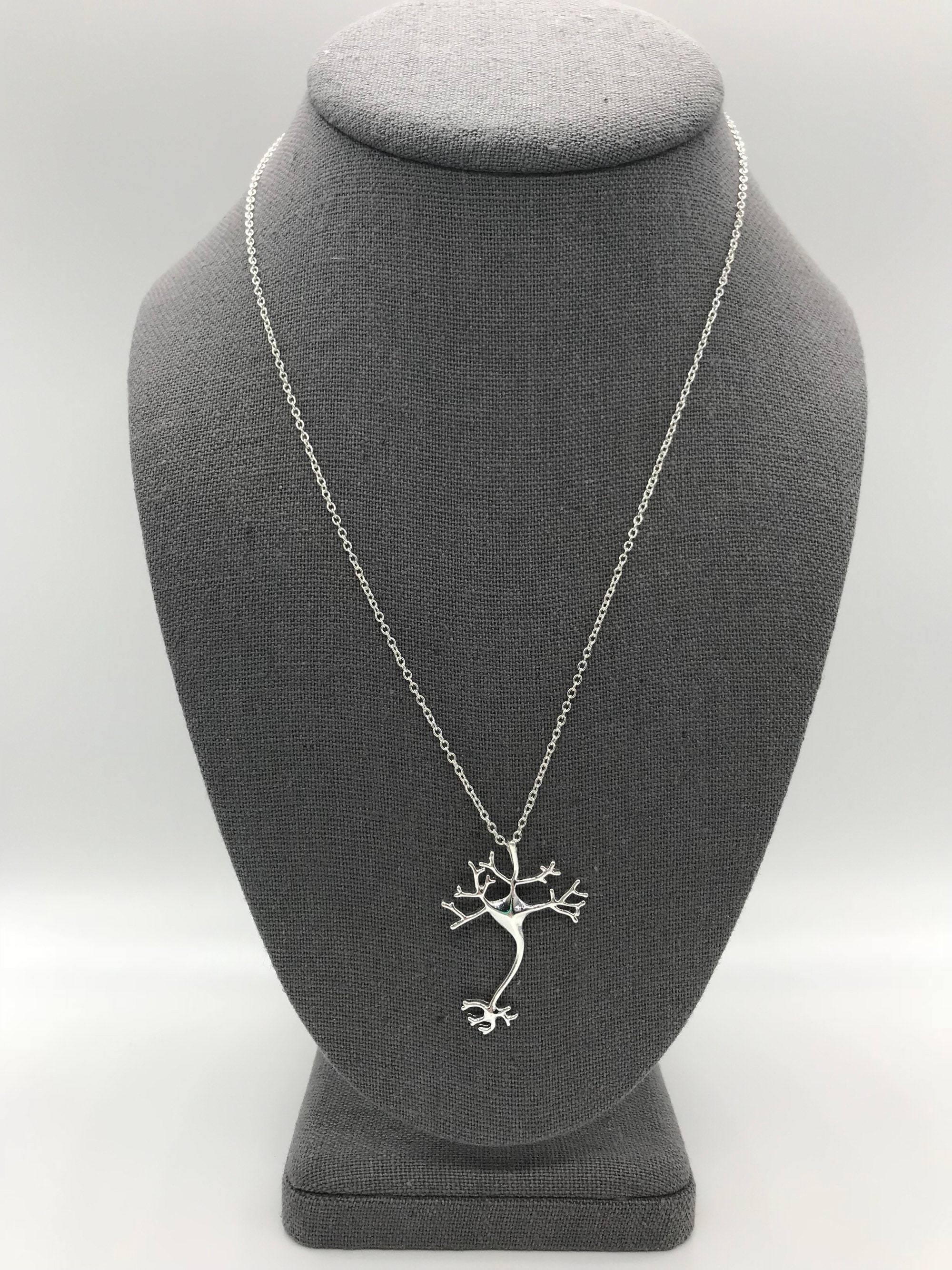 Neuron Necklace STEM Gift Tree of Life Psychology Gift Science Gift ...