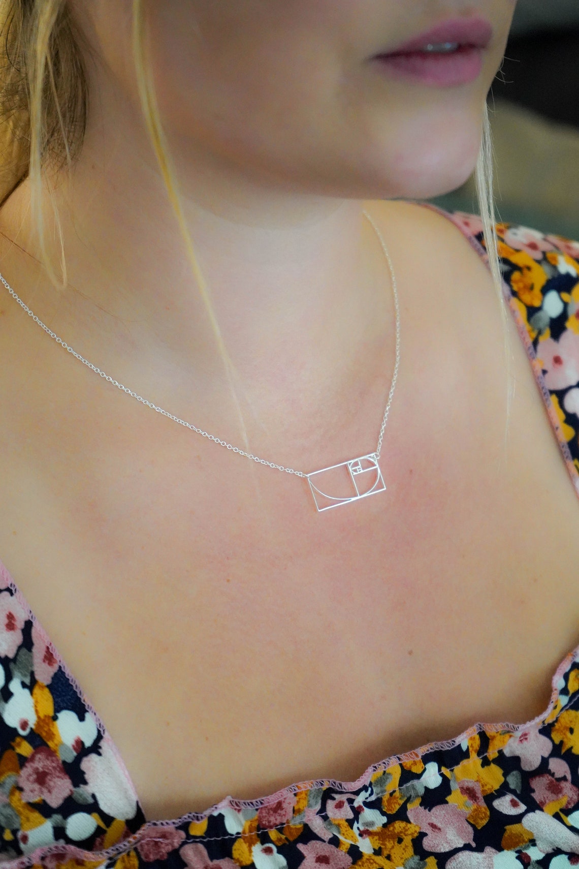 Fibonacci Golden Spiral Necklace Math Jewelry Wearable - Etsy