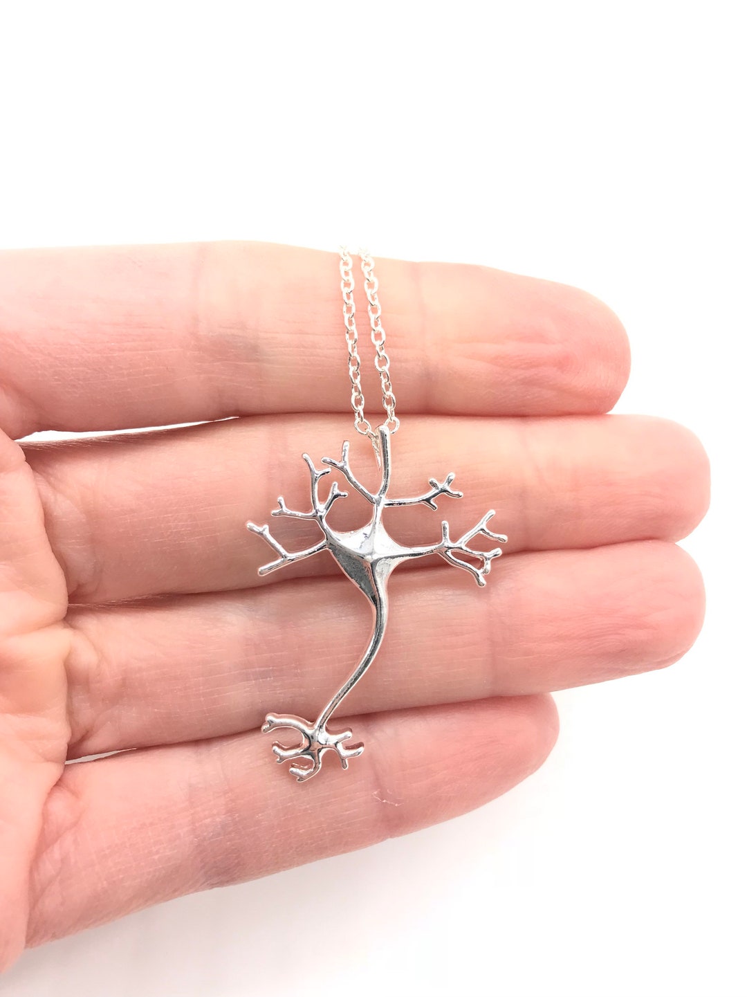 Neuron Necklace STEM Gift Tree of Life Psychology Gift Science Gift ...