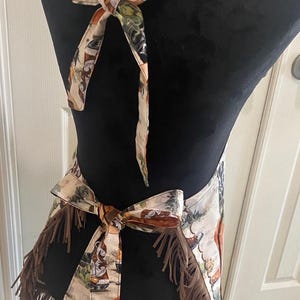 Reversible Large: " Cowboy Boots & Hats" Apron - Etsy