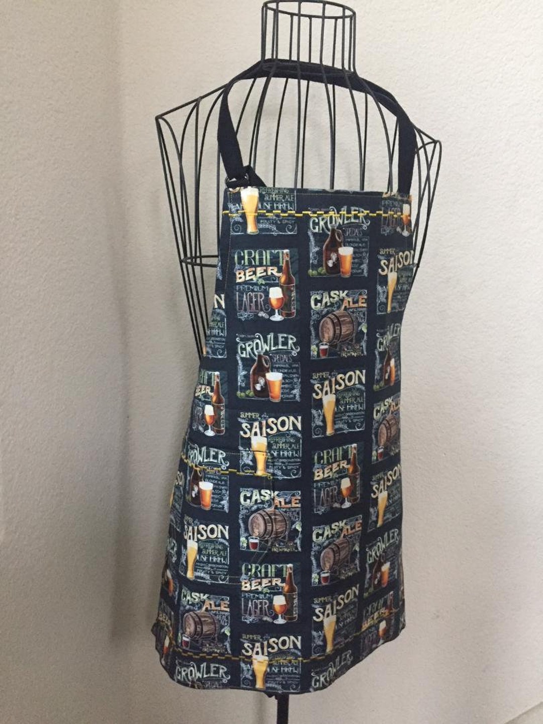 Reversible draft Beers Apron - Etsy