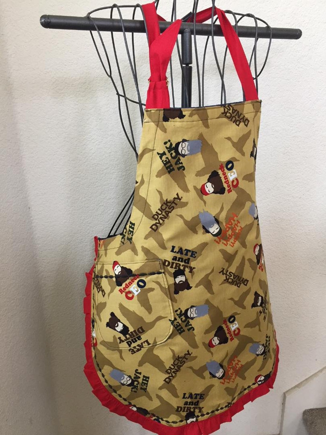 Reversible Size Medium Apron: "duck Dynasty" - Etsy