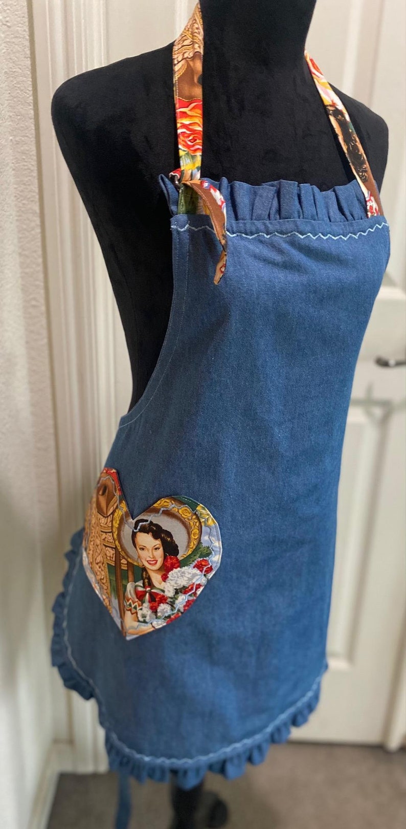 Reversible Folklorico Apron: senoritas Henry Alexander Fabric Designs ...