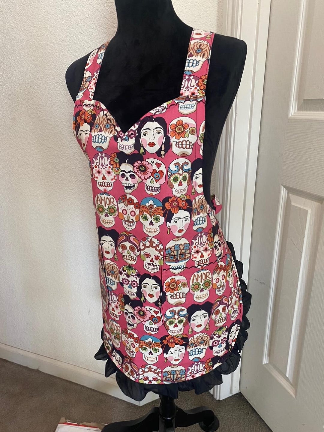 Reversible Large: "frida Faces" Folklorico Apron - Etsy