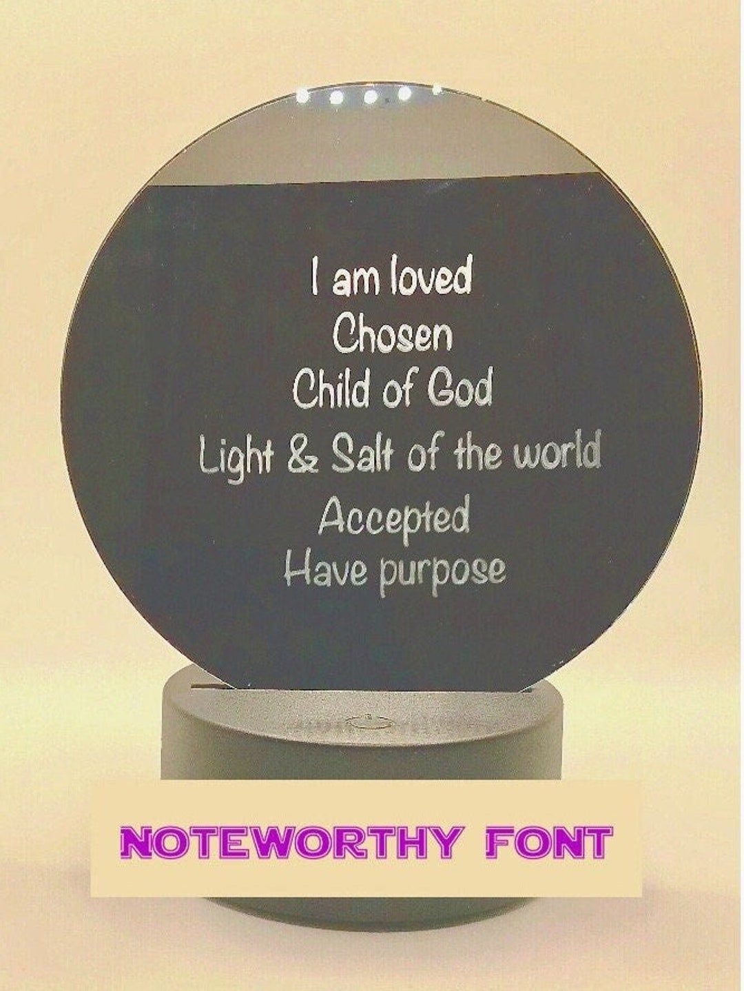 Identity Mirror Etched Gift Christian Gifts Gifts for Kids ...