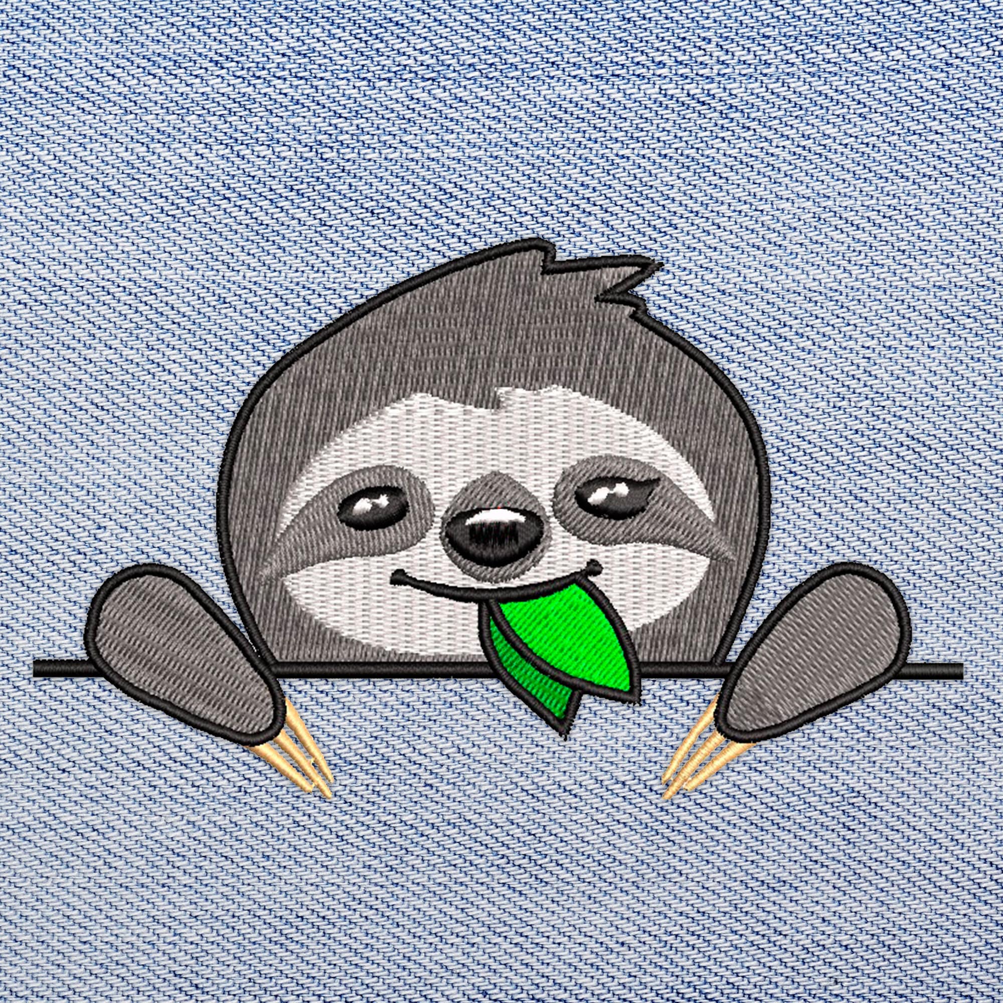 Sloth Iron on Patch Animal Patches Patches for Jacket Sew on - Etsy