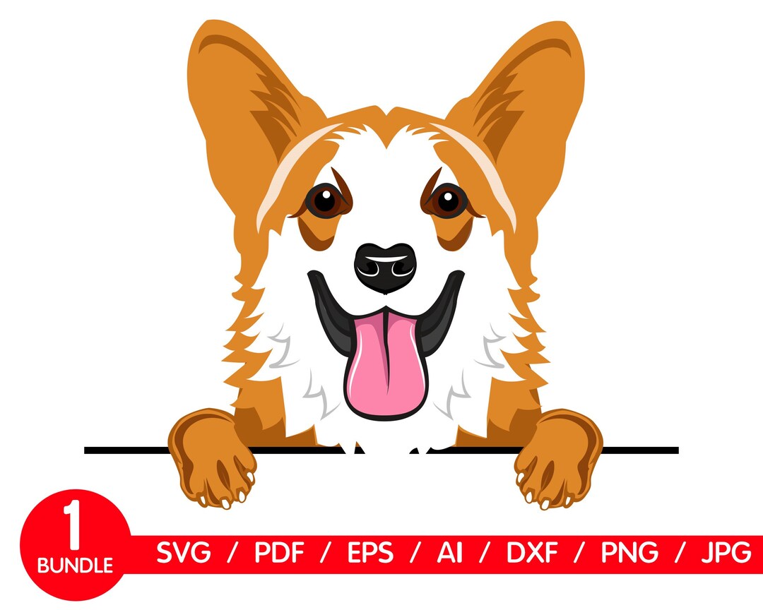 Corgi SVG Corgi Silhouettes Dxf Dog SVG Files for Cricut Corgi Clipart ...