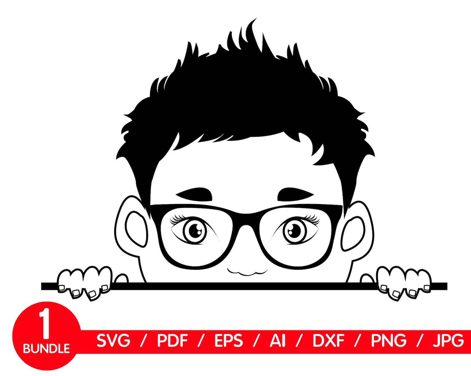 Peeking Boy Peek a Boo Svg Files for Cricut Kid Vector Design Mommy Svg ...