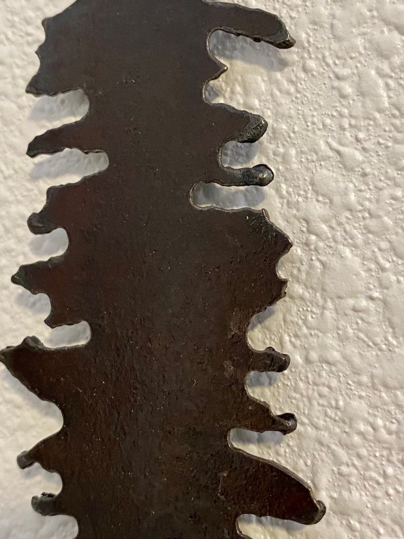 Rusty Saw Blade Tree Art: Repurposed Hand Saw Decor - Etsy