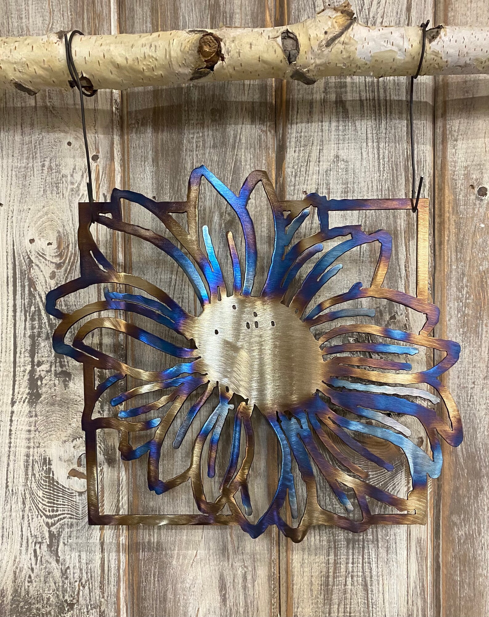 Metal Sunflower Decor Garden Decor Patio Decor Sunflower - Etsy