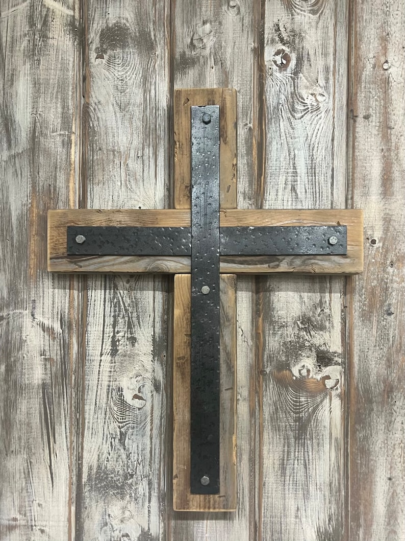 Rustic Wooden Cross Farmhouse Cross Reclaimed Wood Cross - Etsy