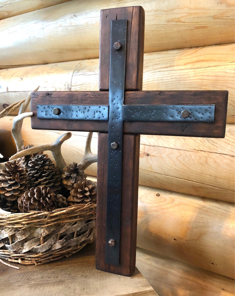Rustic Wooden Cross Farmhouse Cross Reclaimed Wood Cross - Etsy