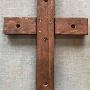 Rustic Wooden Cross, Farmhouse Cross, Reclaimed Wood Cross, Repurposed ...