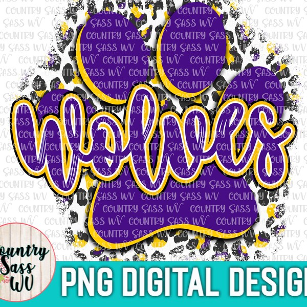 Wolf Paw Print - Etsy