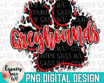 Greyhounds Paw Print Png - Etsy