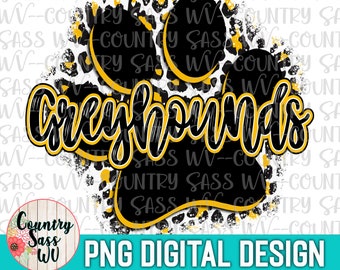 Greyhounds Mascot Png - Etsy
