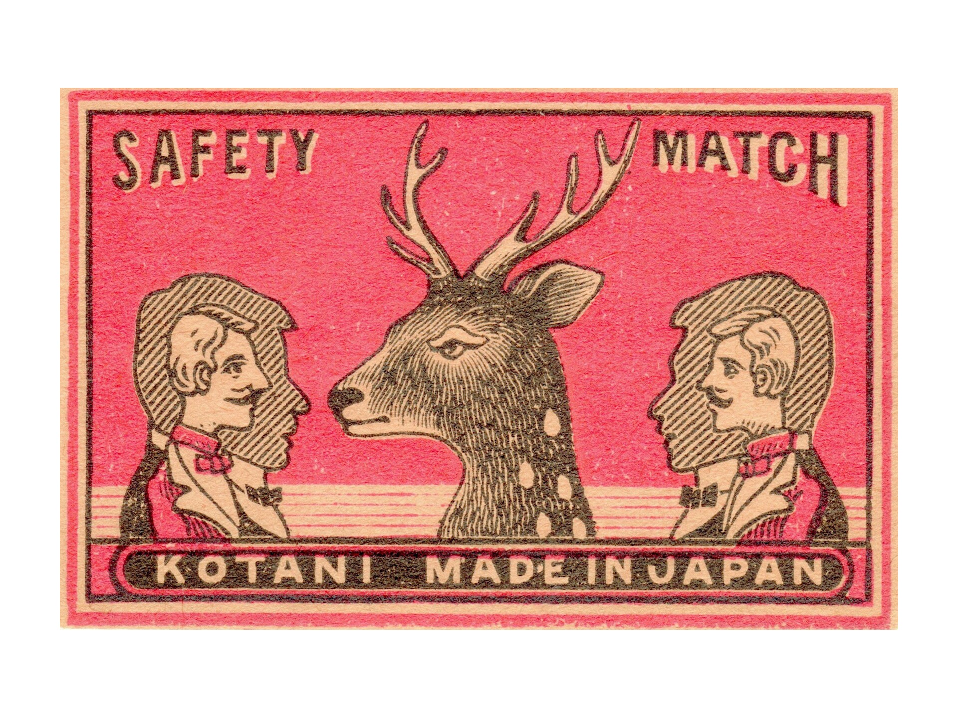 Japanese Deer Print of Vintage 1940s Matchbox - Etsy