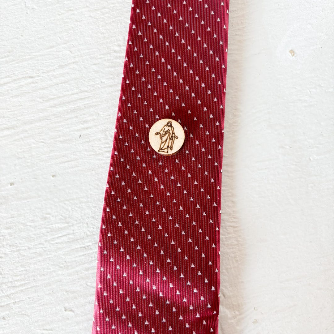 Jesus Christ Tie Tack - Unusual Tie Pin LDS Accessory, Missionary, Gift ...