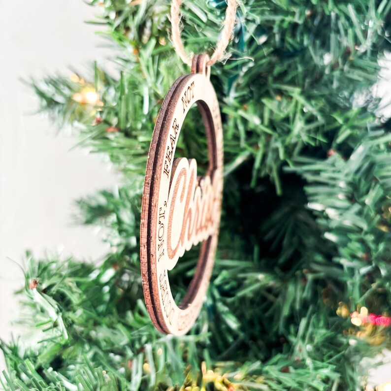 Look Unto Christ Doubt Not Fear Not Christmas Ornament, Bulk Youth ...