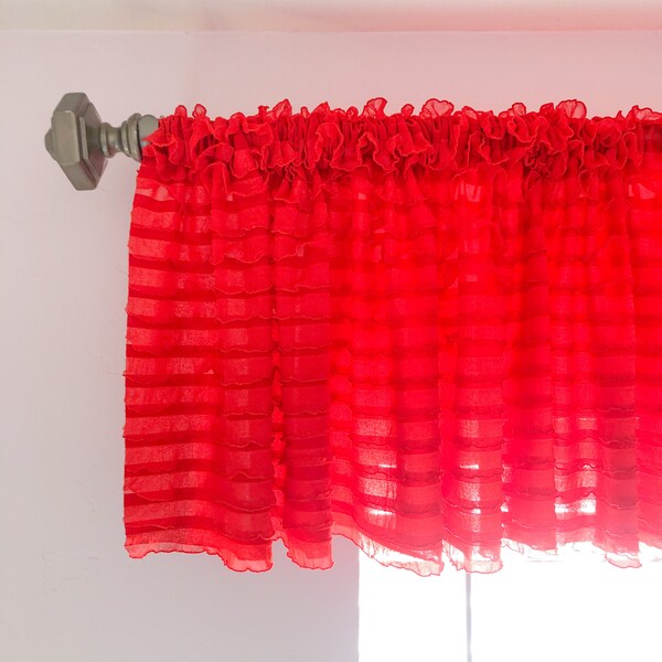 Ruffle Valance - Etsy