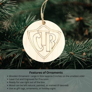 CTR Shield Ornaments, LDS Baptism Gifts for Church of Jesus Christ ...