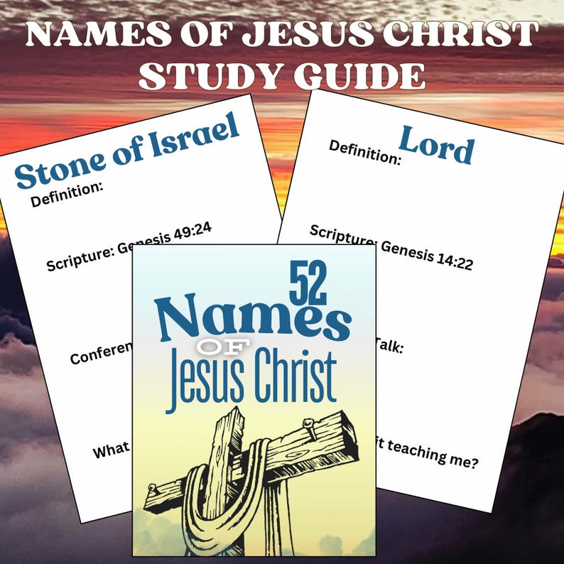 Name of Christ 52 Week Study Guide | Old Testament Christ-centered ...