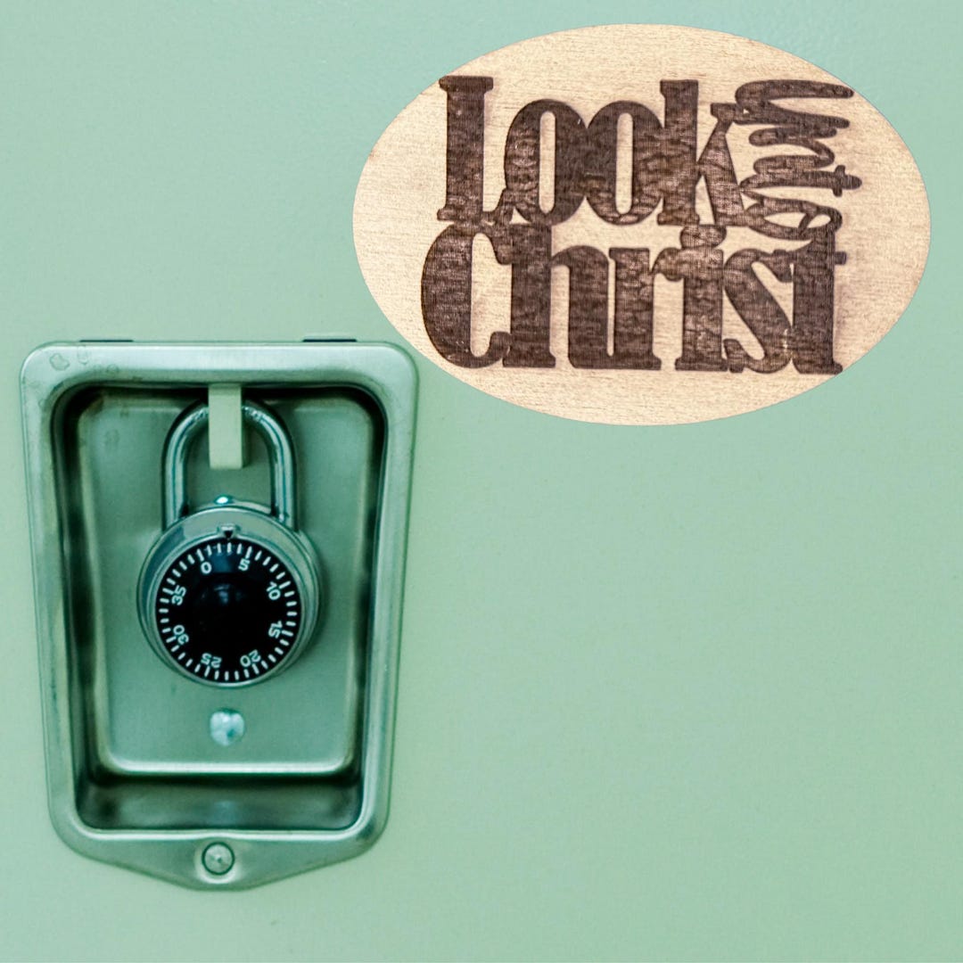 Look Unto Christ Magnet | LDS Locker Gift | Wooden Girls Camp Gift ...