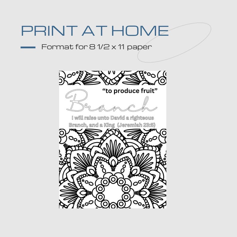 Names of Jesus Christ Adult Coloring Pages | 20 Printable Holy Bible ...