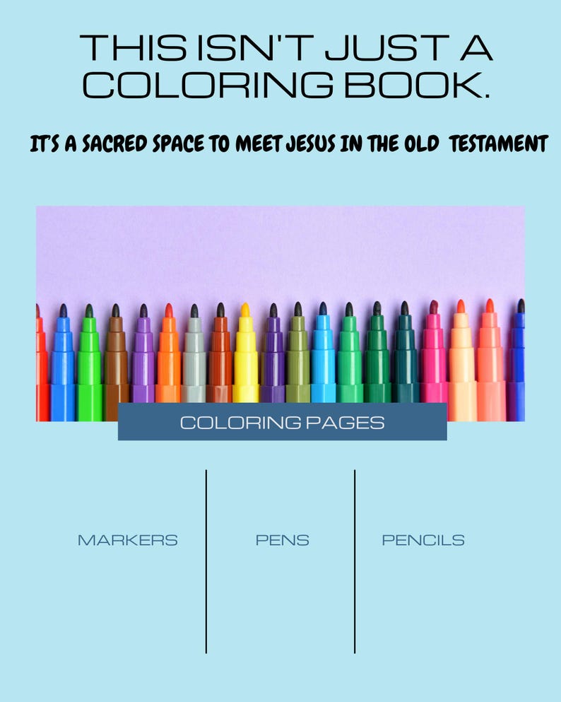 Names of Christ Coloring Book | 20 Printable Pages | Old Testament ...