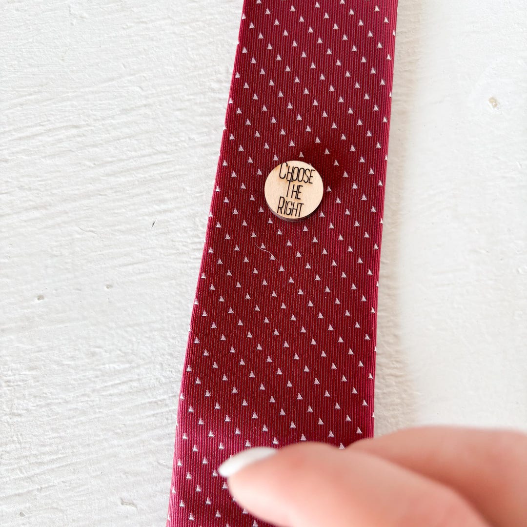 Engraved Primary Boys Tie Tacks - Choose the Right (CTR) | LDS Baptism ...